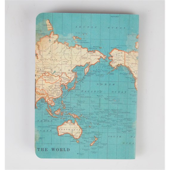 Vintage Map Big Ideas Pocket Notebook