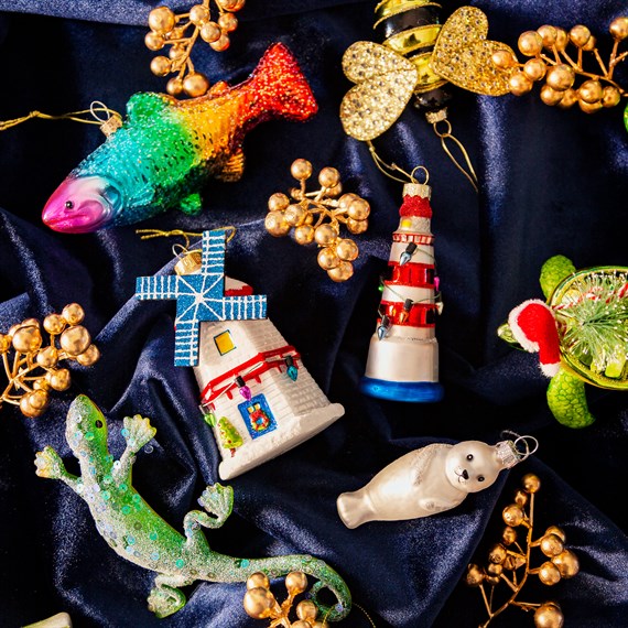 Rainbow Trout Shaped Bauble