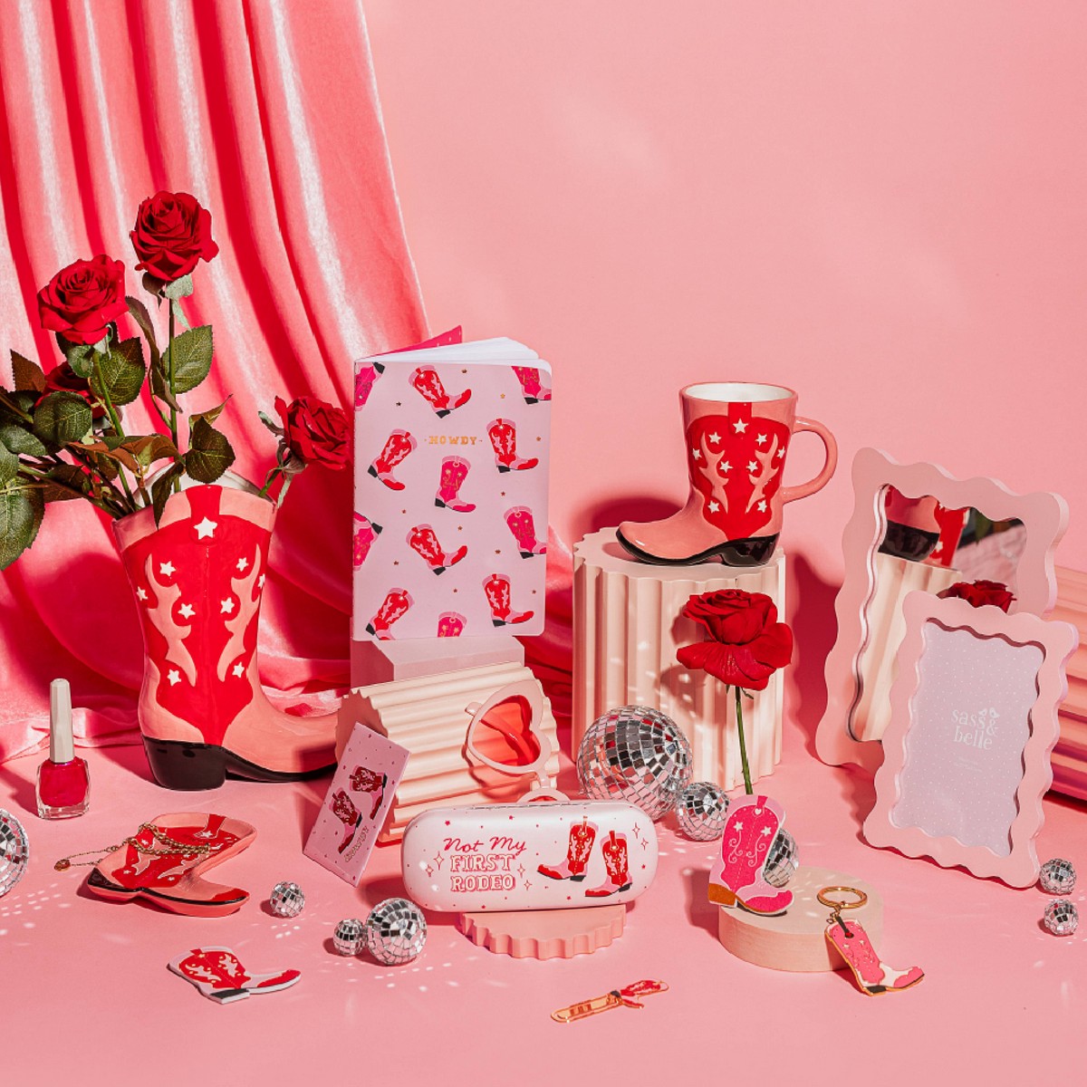 Howdy Cowboy Boot A5 Notebook