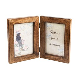 Dark Brown Wood Photo Frame